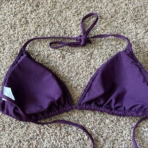 Swim | Purple Halter Swim Suit Top | Poshmark